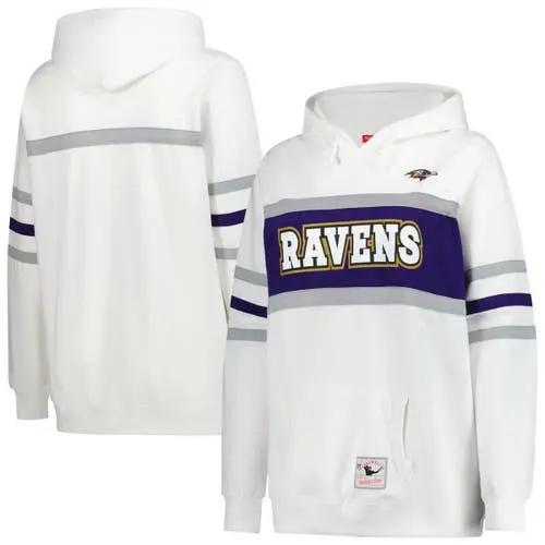 Mitchell & Ness Baltimore Ravens Head Coach Throwback Pullover Hoodie