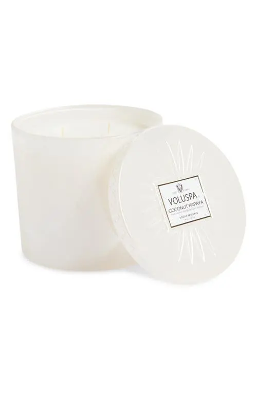 Voluspa Three-wick Grande Maison Candle - Coconut Papaya