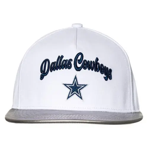 THE WILD COLLECTIVE Silver Dallas Cowboys Two-tone Snapback Hat - White