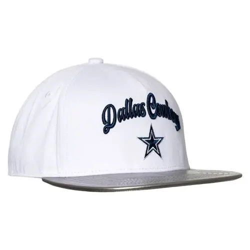 THE WILD COLLECTIVE Silver Dallas Cowboys Two-tone Snapback Hat