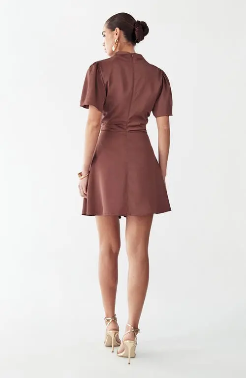 WILLA Saray Mini Dress - Rosewood