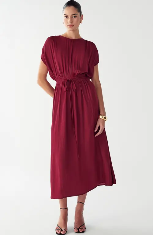 WILLA Carol Tucked Midi Dress