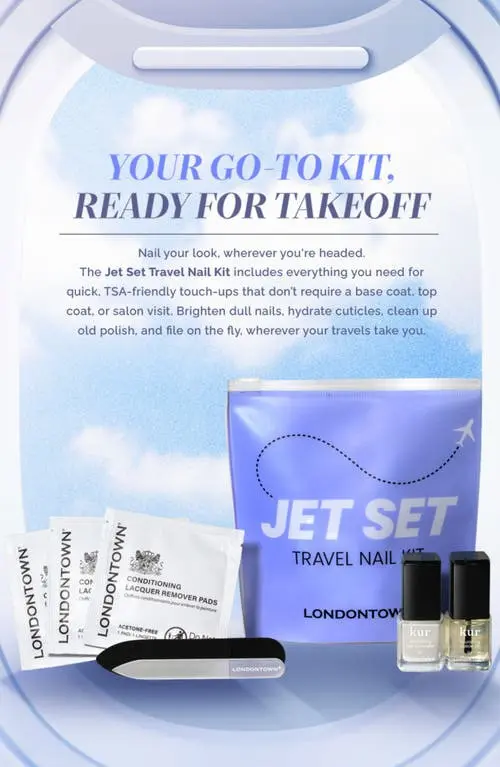 LONDONTOWN Jet Set Travel Nail Set