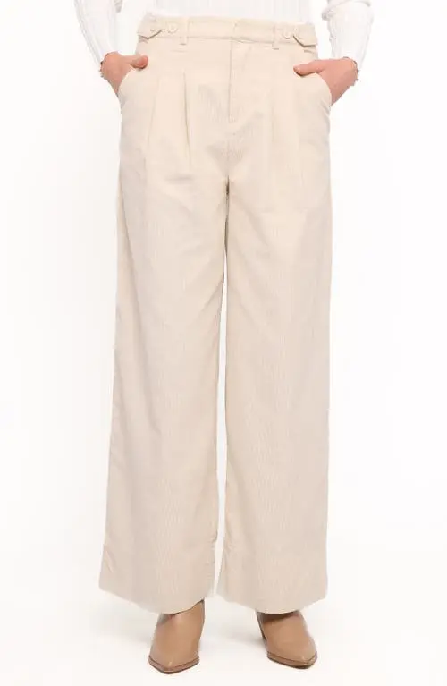 PETAL & PUP Faelan Wide Leg Corduroy Pants
