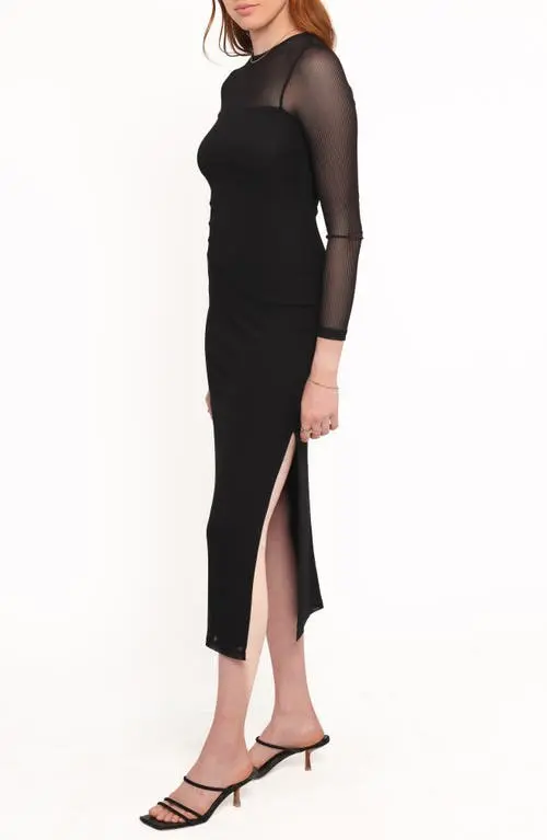 PETAL & PUP Famille Long Sleeve Midi Dress