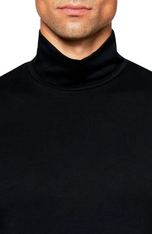 CON.STRUCT Mock Neck Long Sleeve Shirt - Black