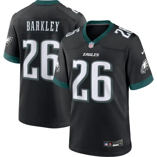 Nike Saquon Barkley Philadelphia Eagles Alternate Game Jersey - Black