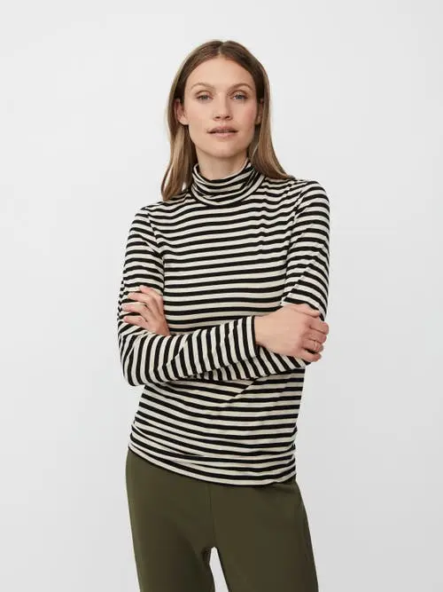 MASAI COPENHAGEN Mabrooklyn Long Sleeve Roll Neck Top