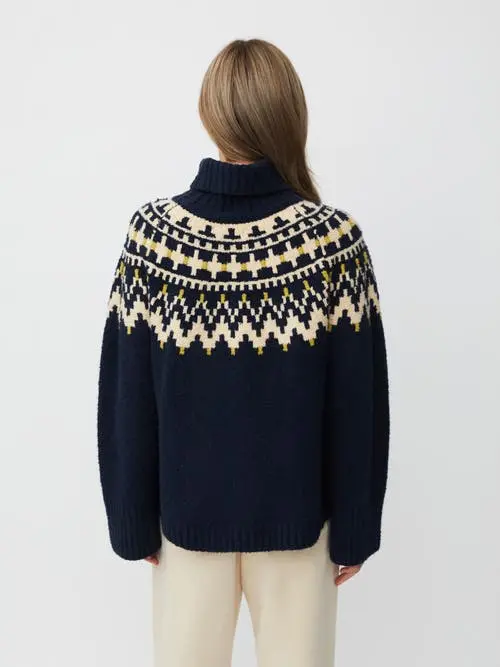MASAI COPENHAGEN Long Sleeve High Neck Knit Sweater