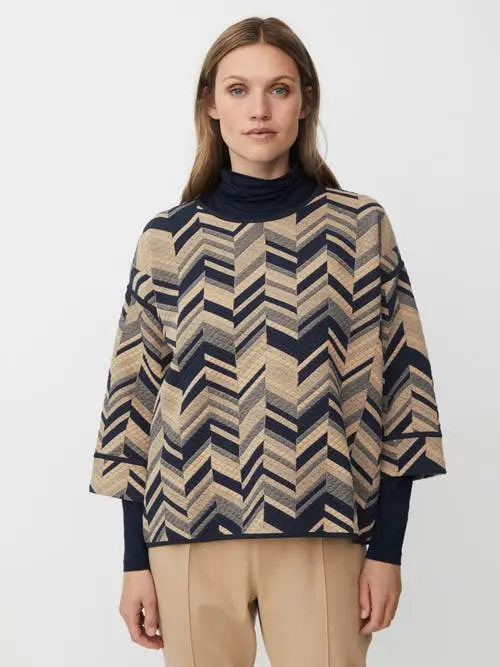 MASAI COPENHAGEN Mabriella Quilted Jersey Blouse