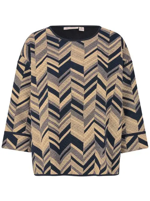 MASAI COPENHAGEN Mabriella Quilted Jersey Blouse