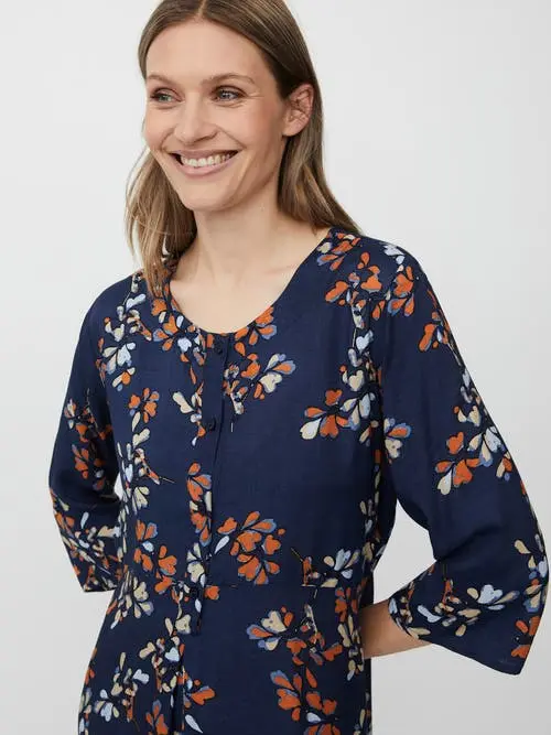 MASAI COPENHAGEN Manymari Round Neck 3/4 Sleeve Dress