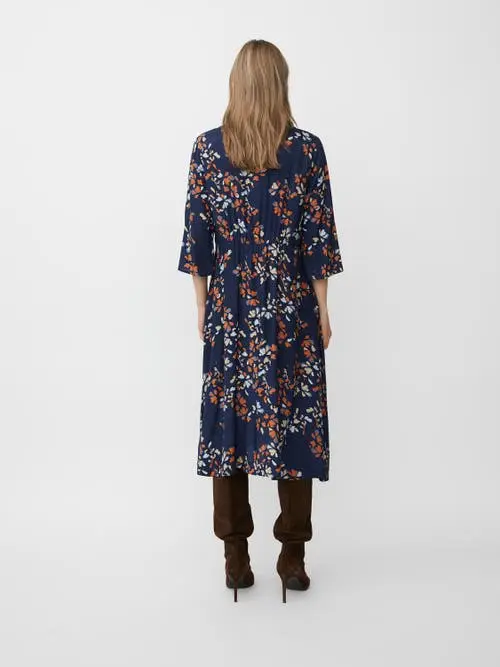MASAI COPENHAGEN Manymari Round Neck 3/4 Sleeve Dress