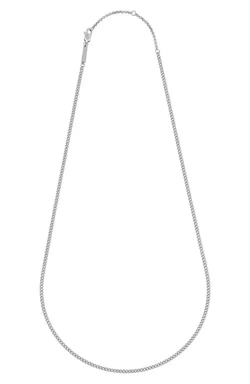 Estée Lauder Fine Curb Chain Necklace - Silver/gold