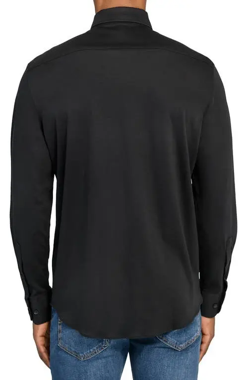 BROOKLYN BRIGADE Solid Knit Long Sleeve Basic - Black