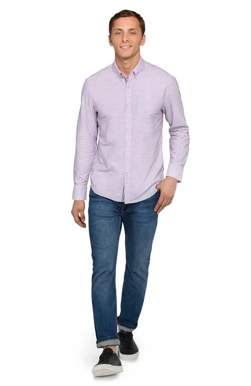 BROOKLYN BRIGADE Geo Print Oxford Basic - White