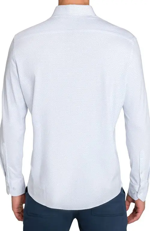 BROOKLYN BRIGADE Solid Knit Long Sleeve Basic - White/blue
