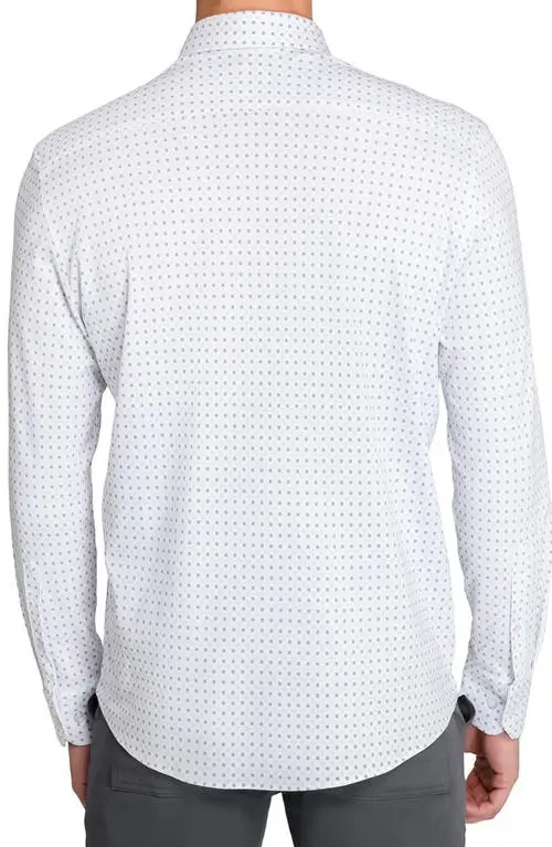 BROOKLYN BRIGADE Dot Print Knit Long Sleeve Basic