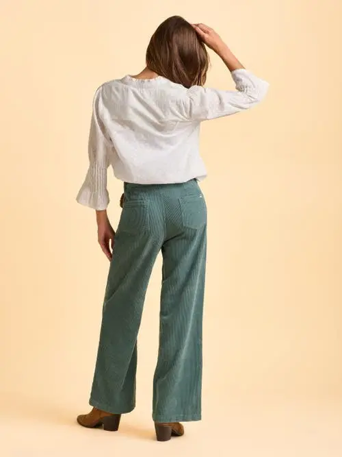 BRAKEBURN Elva 3/4 Sleeve High Neck Shirt
