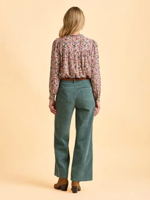 BRAKEBURN Ellise Long Sleeve Round Neck Shirt