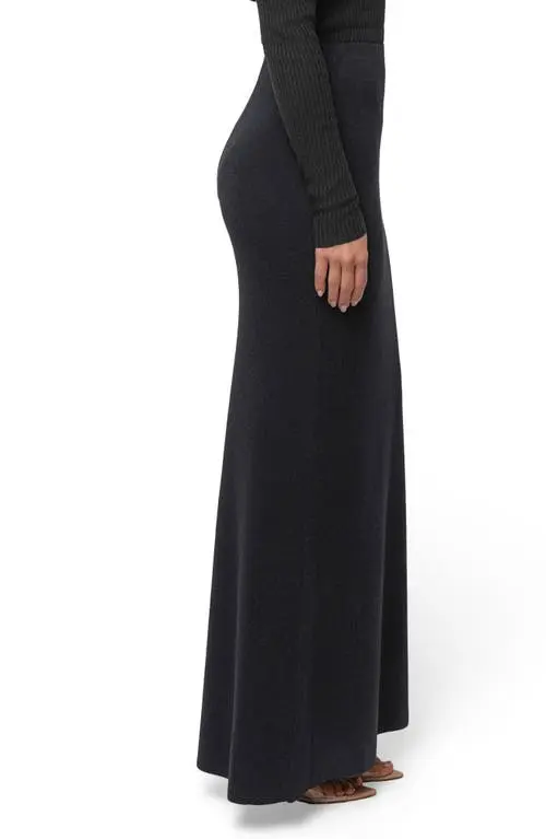 JLUXLABEL Knit Maxi Skirt - Black