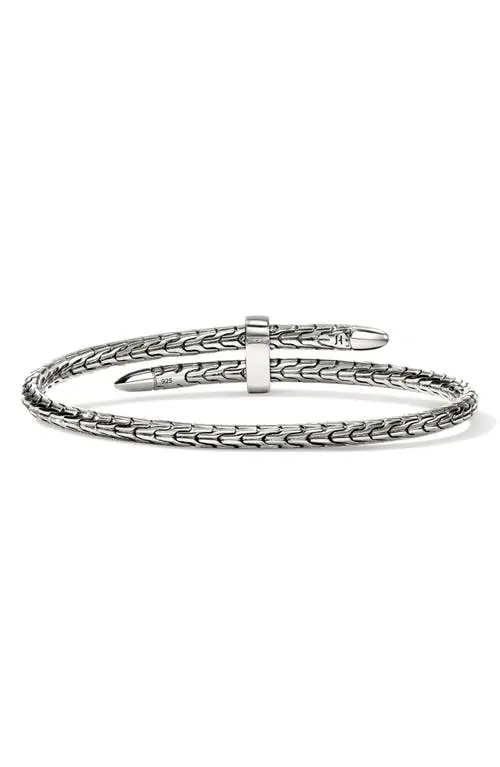 John Hardy Spear Flex Cuff With Gemstones - Silver