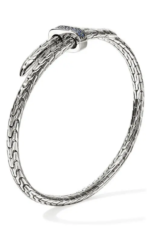John Hardy Spear Flex Cuff With Gemstones - Silver