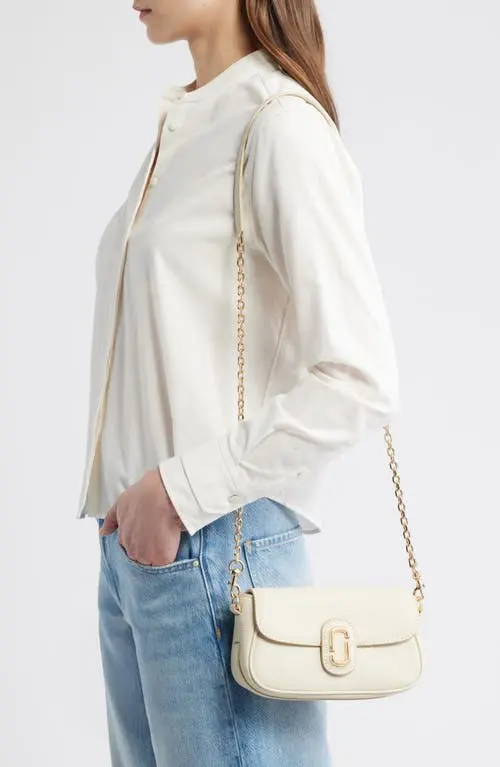 Marc Jacobs The J Marc Pebble Crossbody Bag - Cloud White