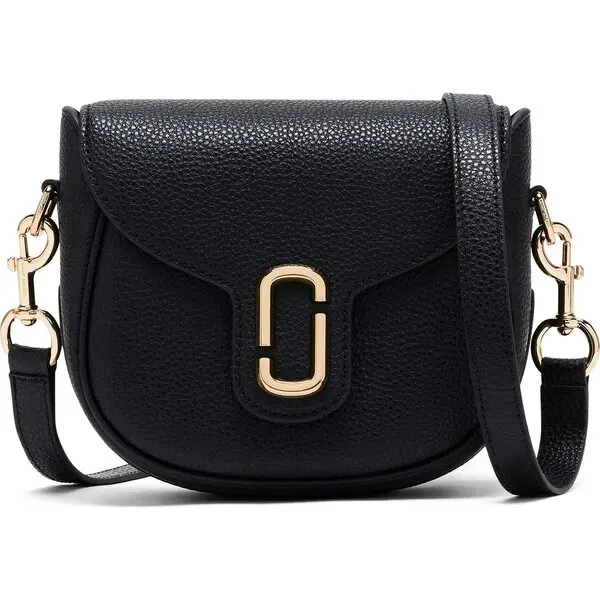 Marc Jacobs The J Marc Pebble Saddle Bag - Black