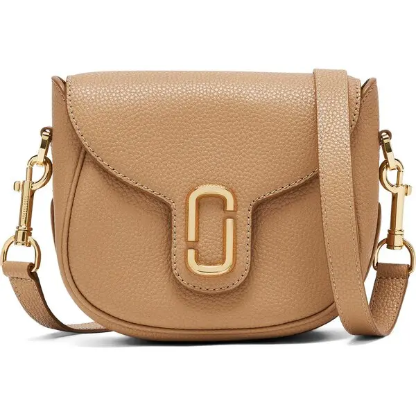 Marc Jacobs The J Marc Pebble Saddle Bag - Camel