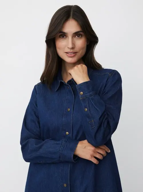 MASAI COPENHAGEN Long Sleeve Denim Shirt