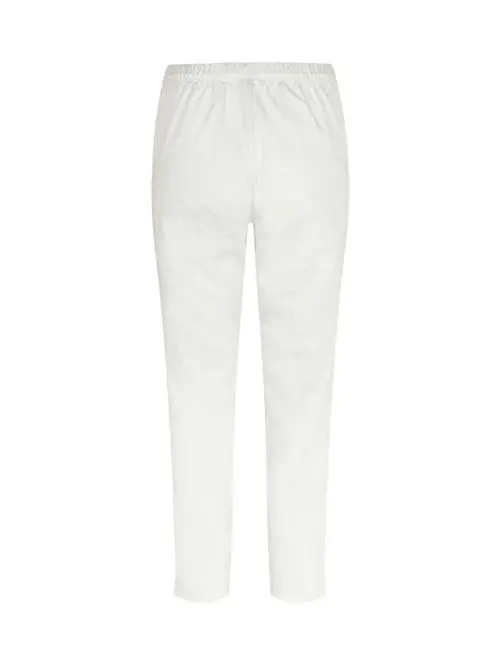 MASAI COPENHAGEN Mapadme Elastic Waist Cropped Pants - Cream