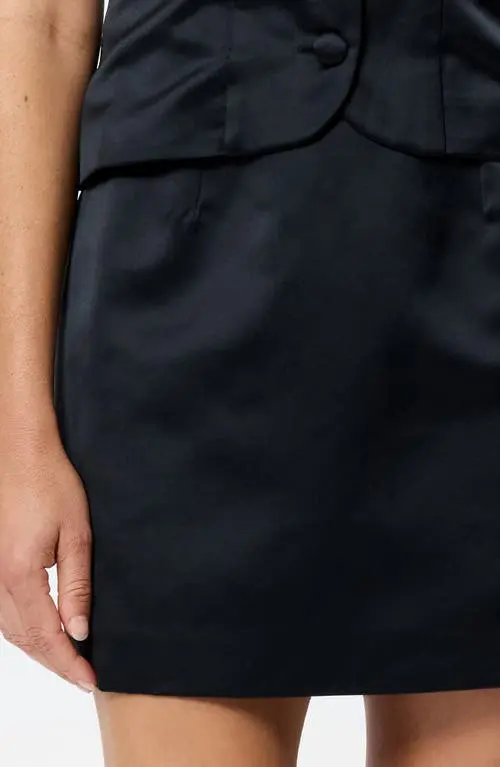 French Connection Jaxon Satin Mini Skirt