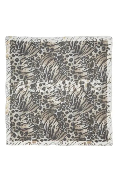 ALLSAINTS Abstract Animal Print Scarf