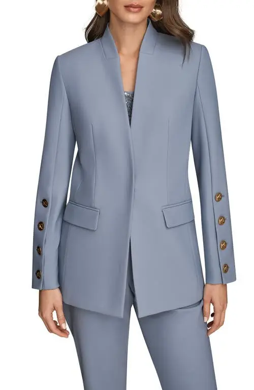 Donna Karan New York Button Sleeve Blazer