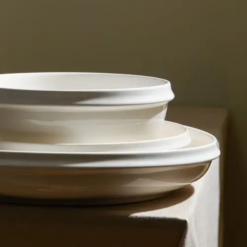 STONE + LAIN Verso Porcelain 4-piece Dinner Plate Set