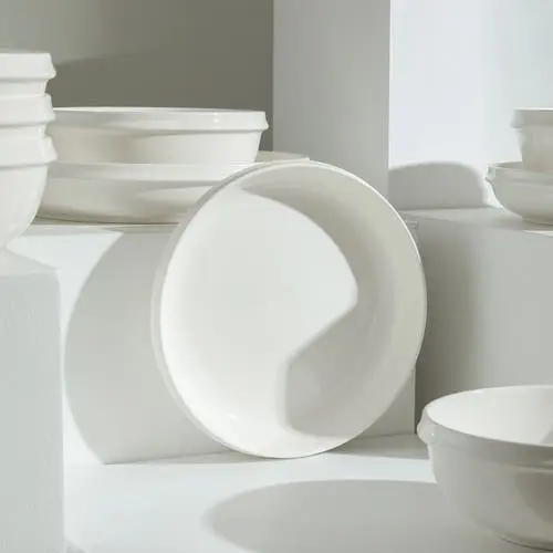 STONE + LAIN Verso Porcelain 4-piece Dinner Plate Set