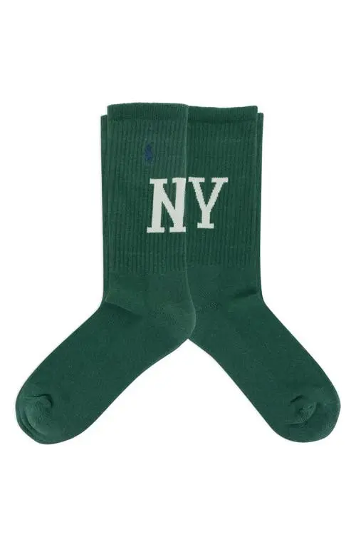 Polo Ralph Lauren Assorted 3-pack Ny Crew Socks