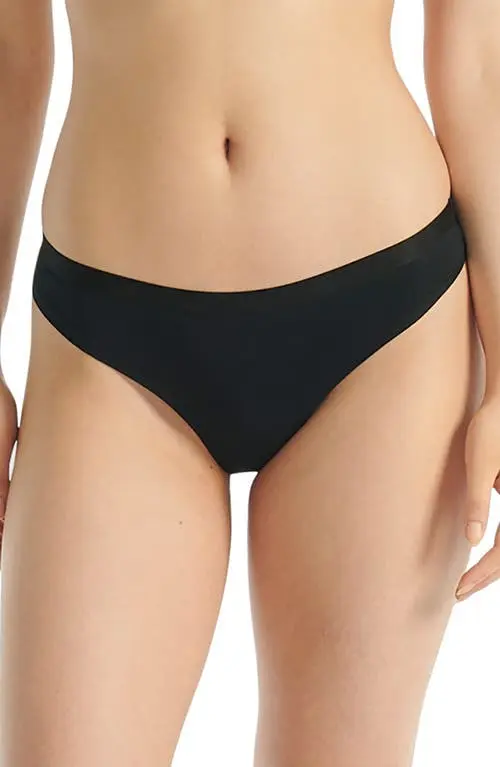 ADIDAS ORIGINALS Set Of 3 Low Rise Thongs - Black