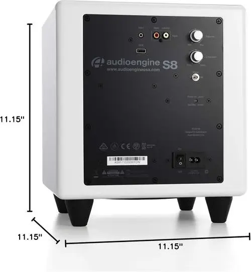 AUDIOENGINE S8 250 Watt 8in Powered Subwoofer