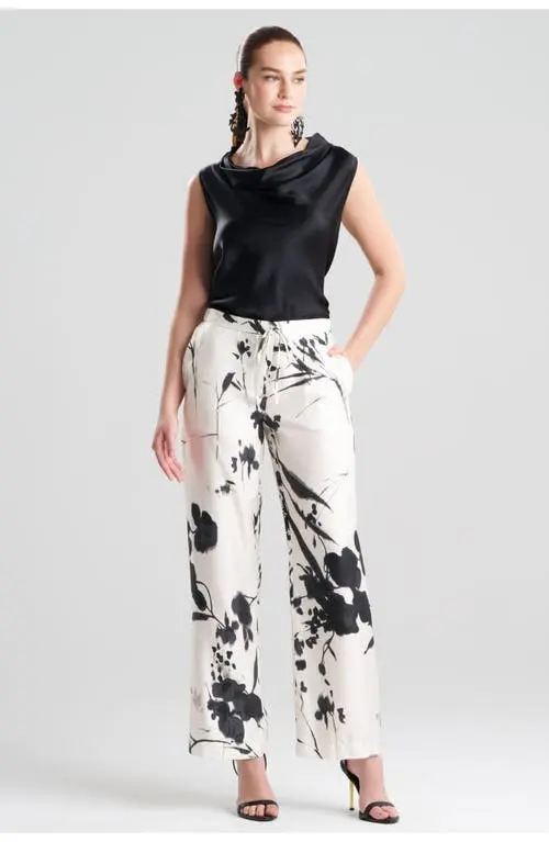 Natori Narasilk Twill Pull-on Pants