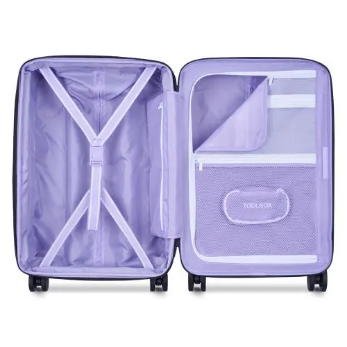 FLORENCE BY MILLS 20" Carry-on Spinner And Backpack Set - Lavender
