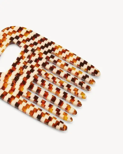 MACHETE No. 4 Comb - Tortoise Checker