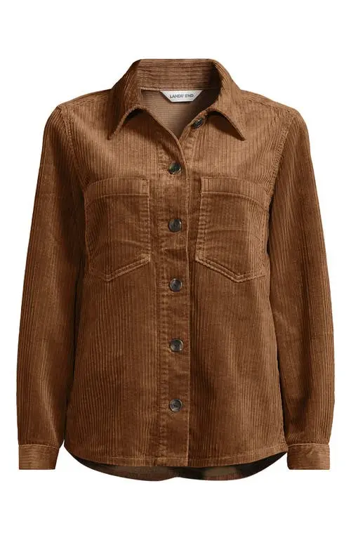 LANDS' END Wide Wale Corduroy Shirt Jacket