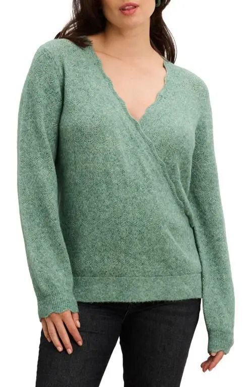 Hatch The Cozy Pointelle Snuggle Sweater