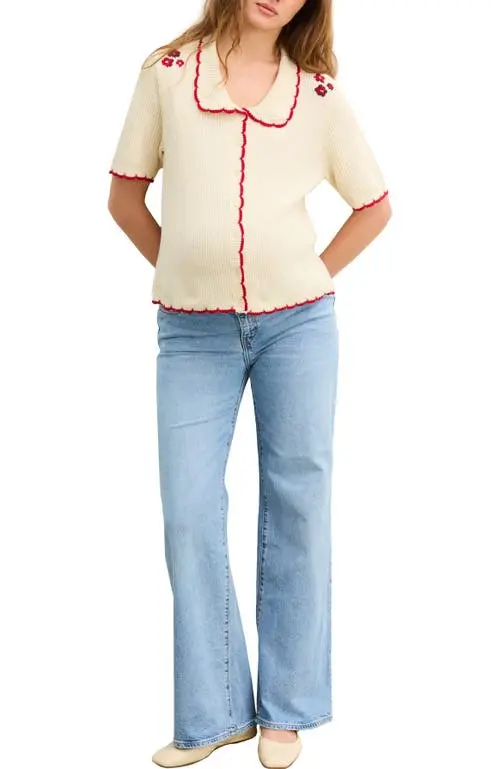 Hatch Crochet Scallop Cardigan
