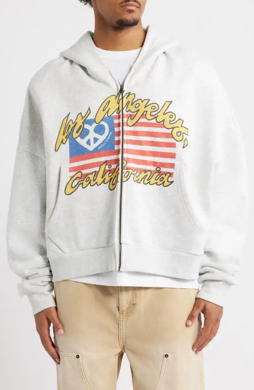 ELWOOD Flag Graphic Zip Hoodie