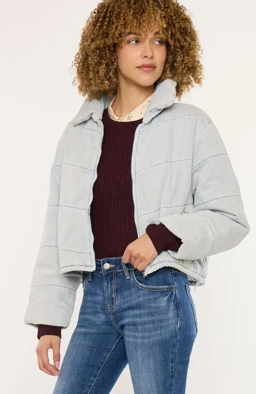 KANCAN Luciana Denim Puffer Jacket
