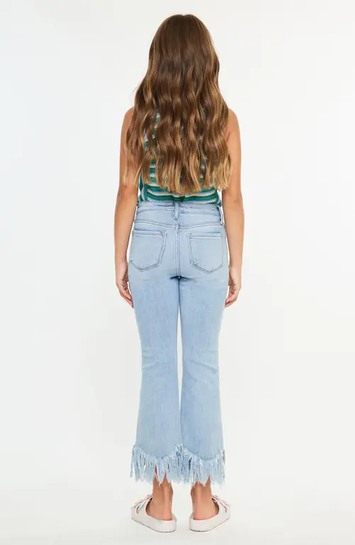KANCAN Beth High-rise Cropped Bootcut Jeans