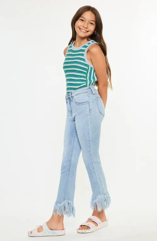 KANCAN Beth High-rise Cropped Bootcut Jeans